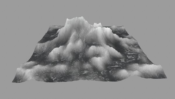 Ice mountain 3D model - TurboSquid 1313371