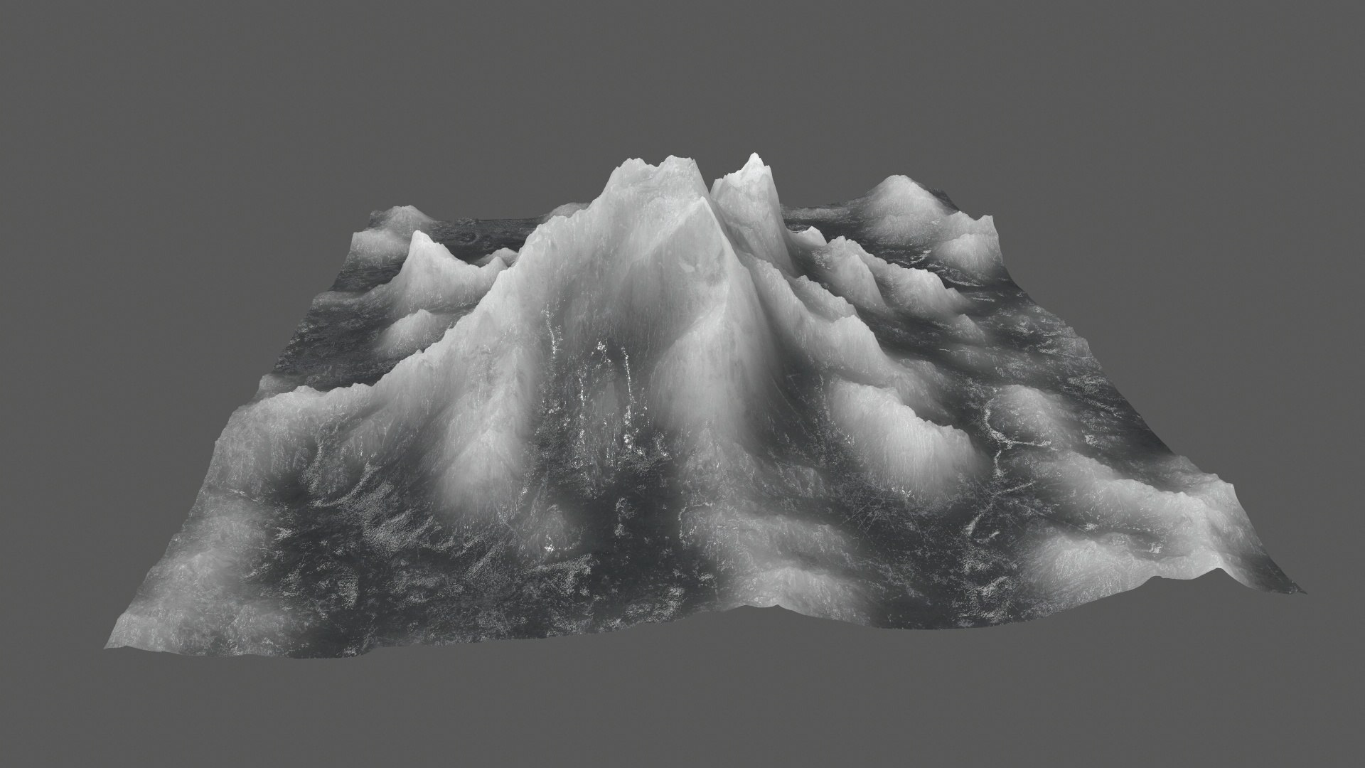 Ice Mountain 3D Model - TurboSquid 1313371