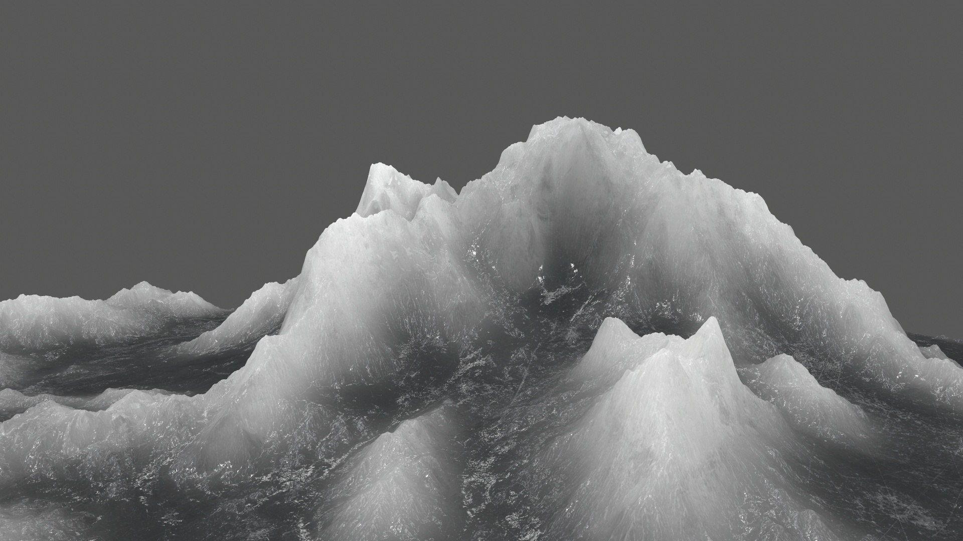 Ice Mountain 3D Model - TurboSquid 1313371