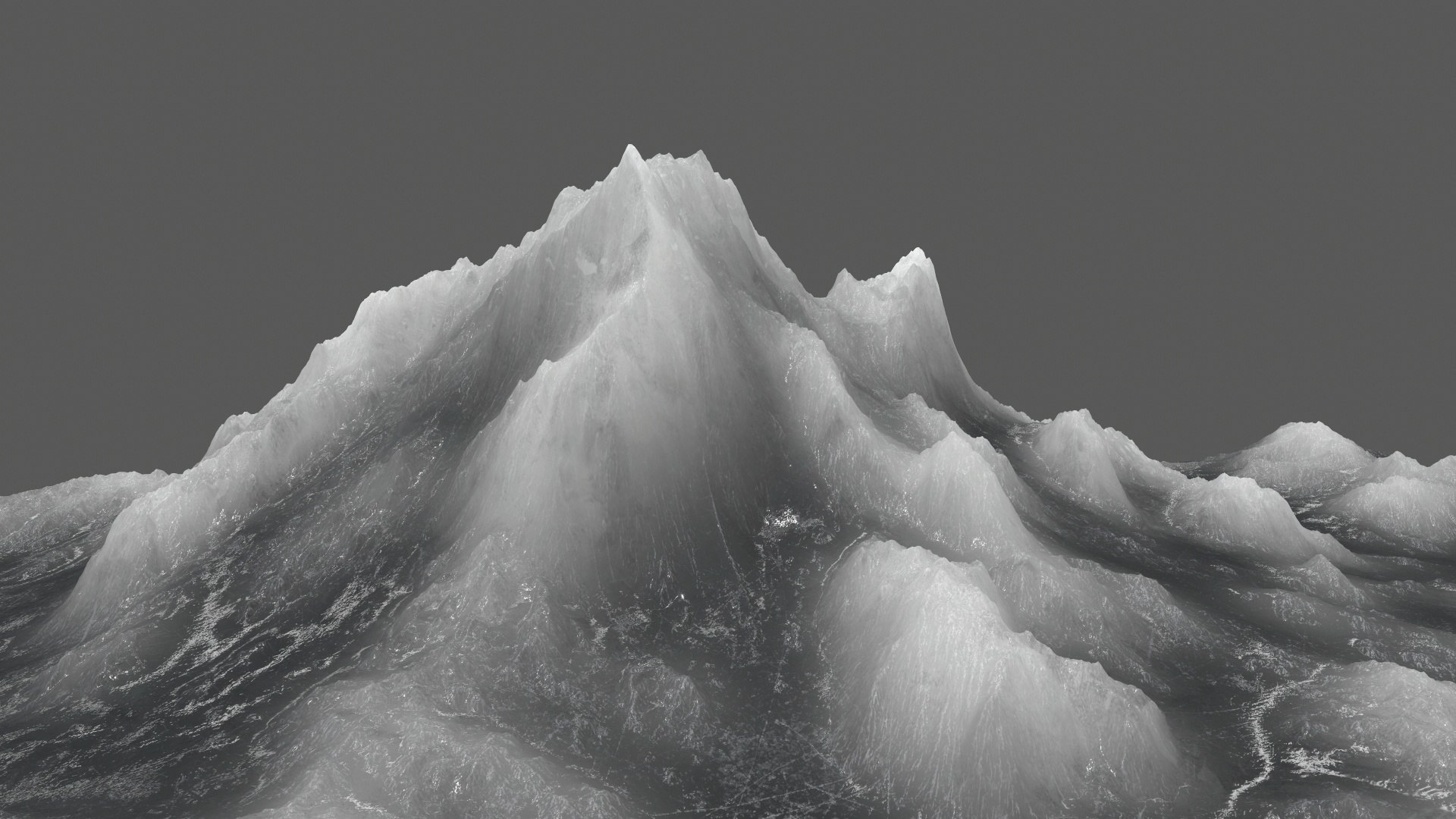 Ice Mountain 3D Model - TurboSquid 1313371