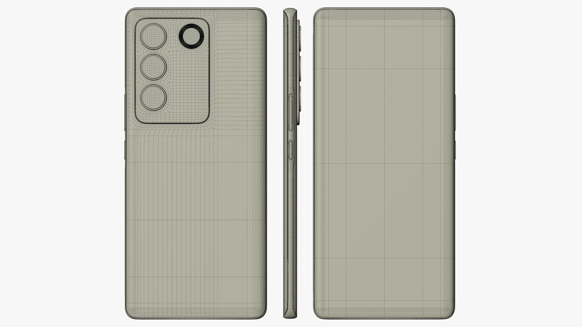 Vivo S16 Black 3D model - TurboSquid 2062848