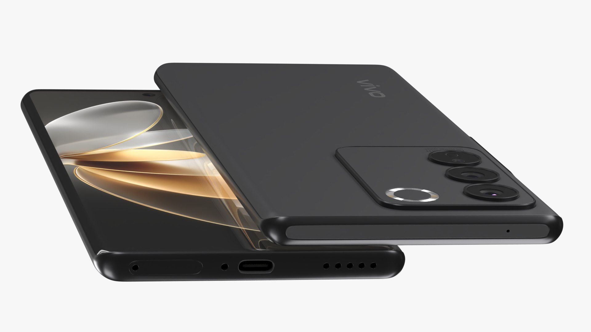 Vivo S16 Black 3D model - TurboSquid 2062848