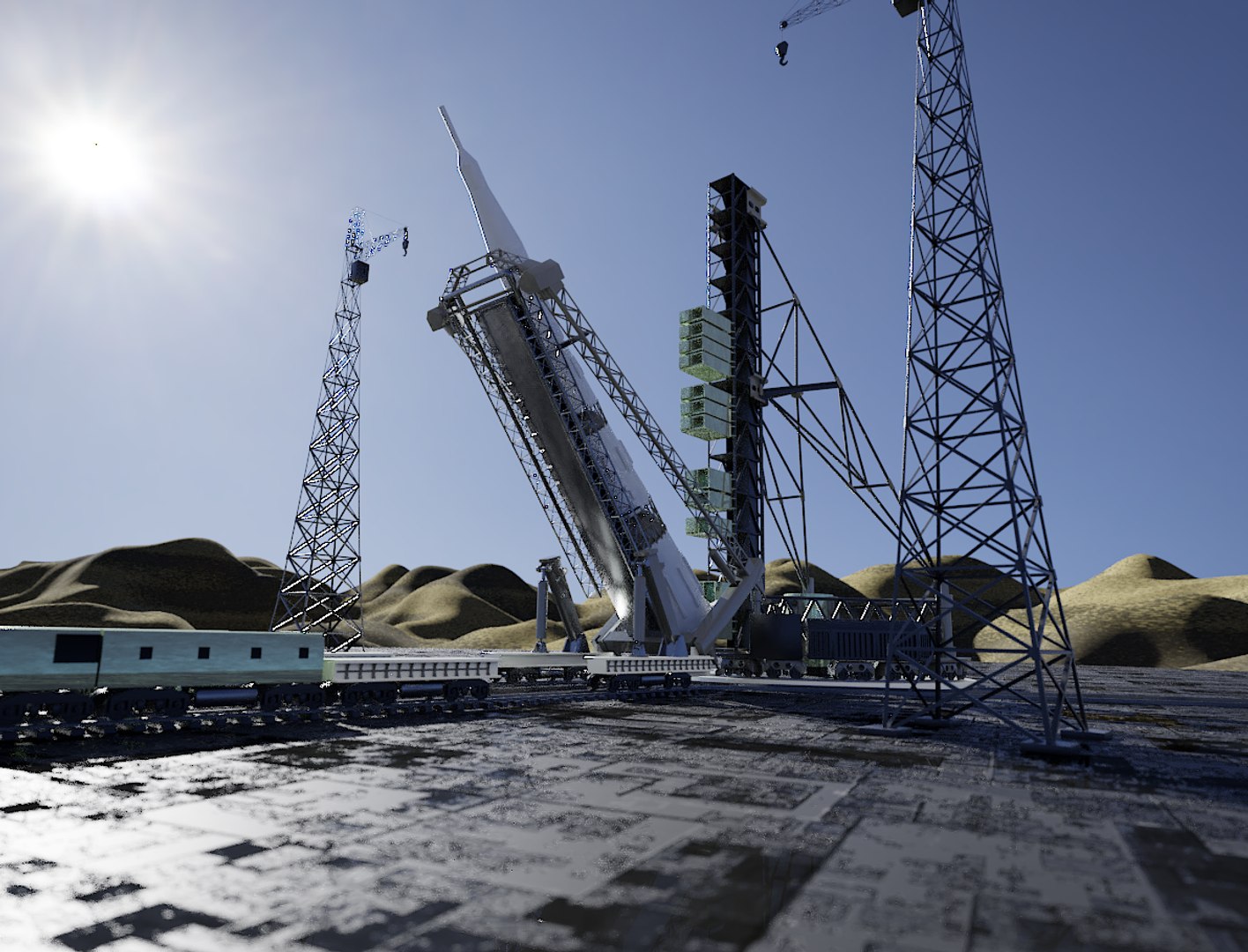 3D Rocket Launch Model - TurboSquid 1311417