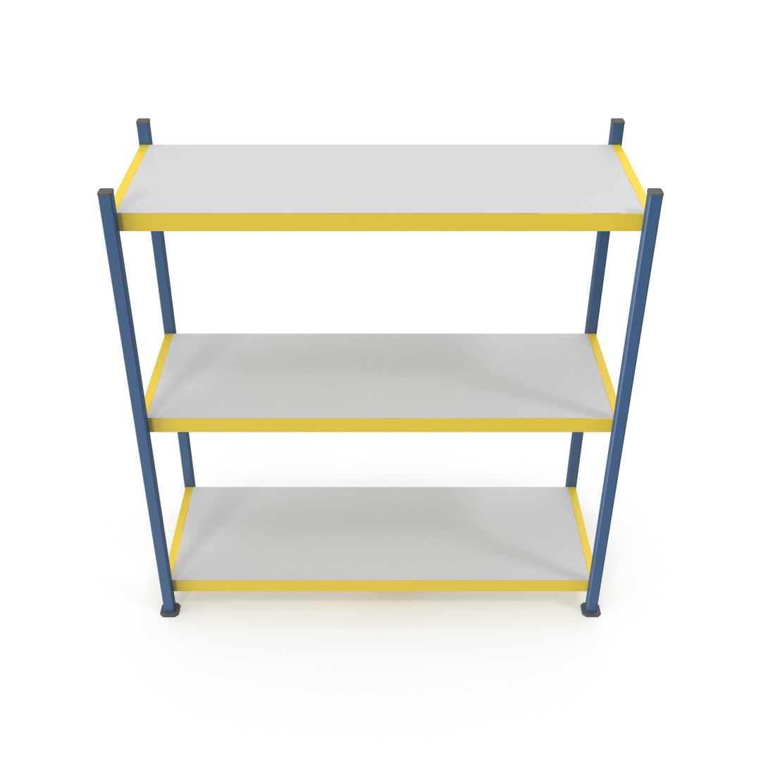 Industrial Shelf 3D Model - TurboSquid 2162621