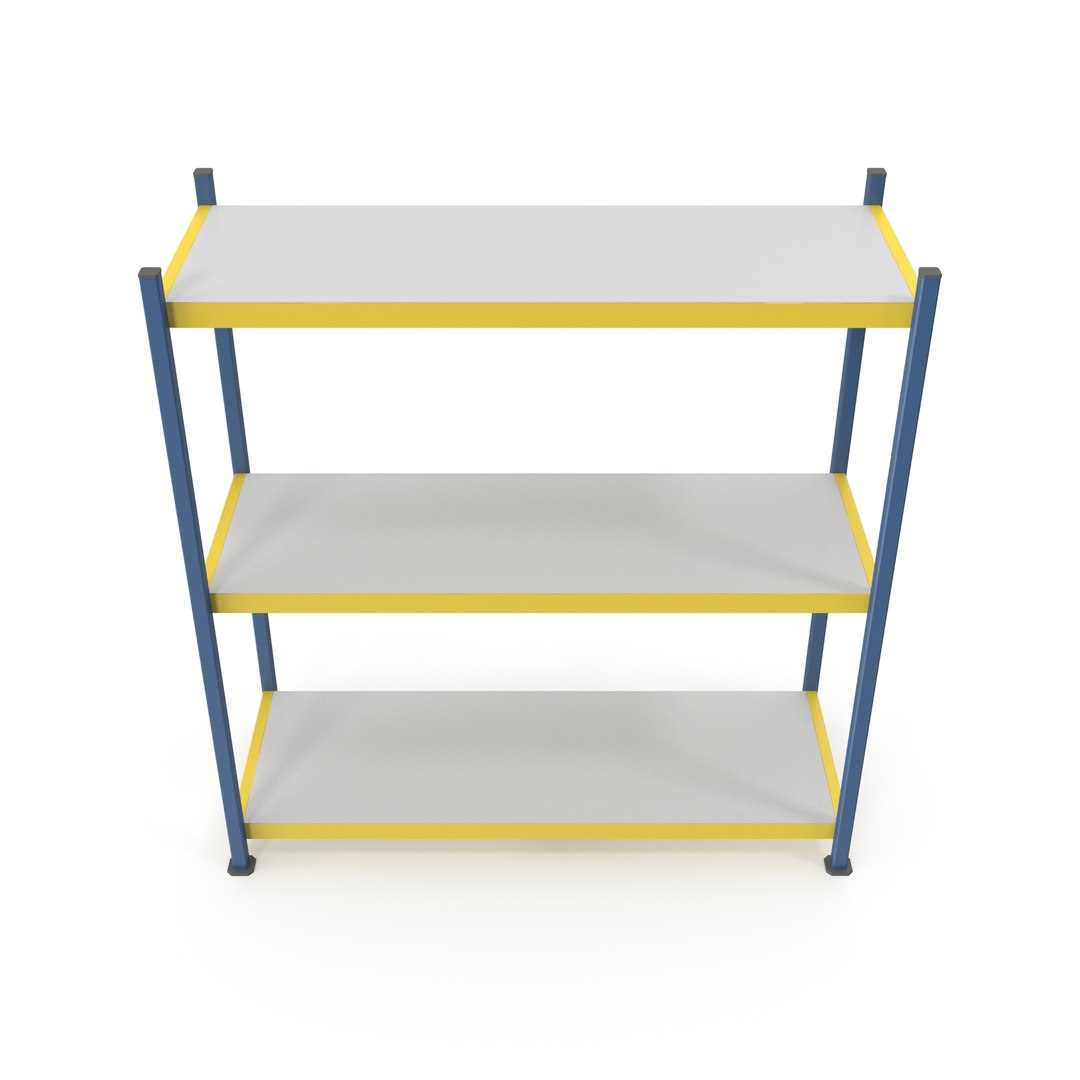 Industrial Shelf 3D Model - TurboSquid 2162621
