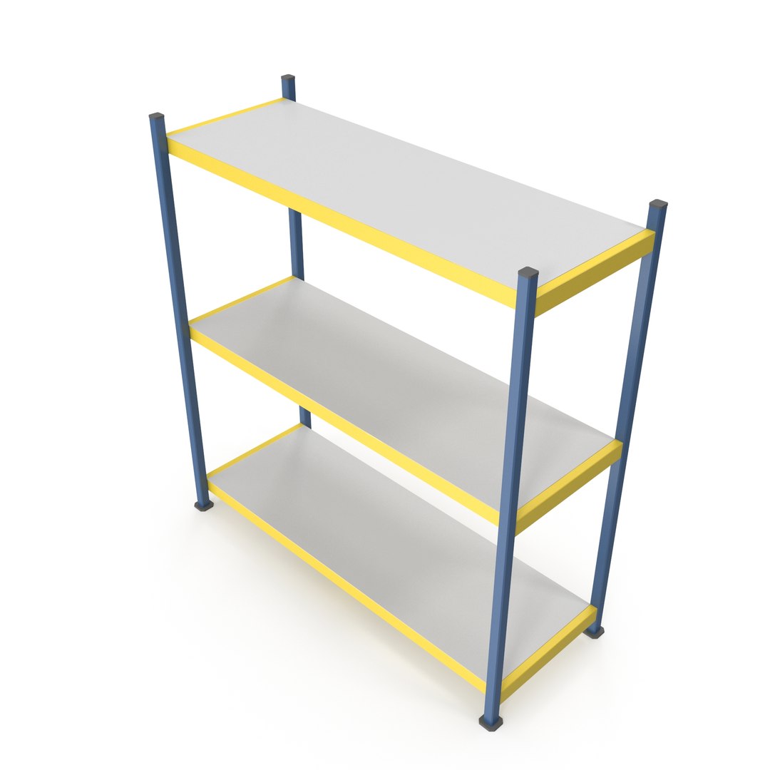 Industrial Shelf 3D Model - TurboSquid 2162621