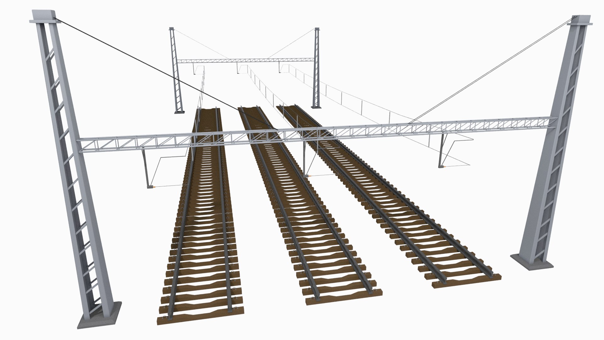 3D Model Rail Traction Gate - TurboSquid 1944108