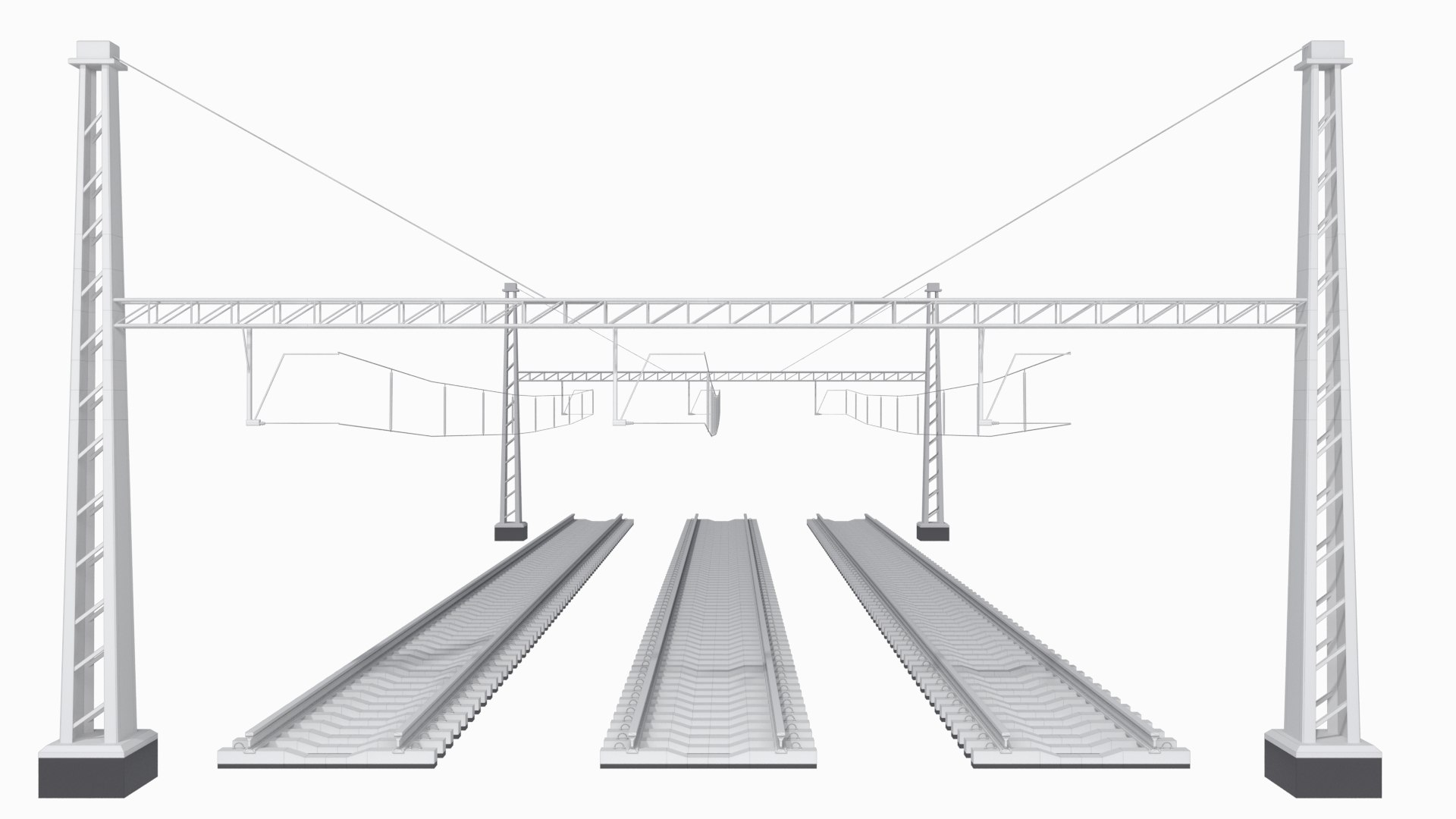 3D Model Rail Traction Gate - TurboSquid 1944108