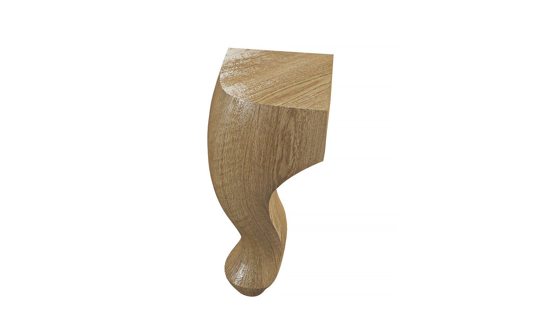 Carved Wooden Furniture Leg 3D Model - TurboSquid 1788875