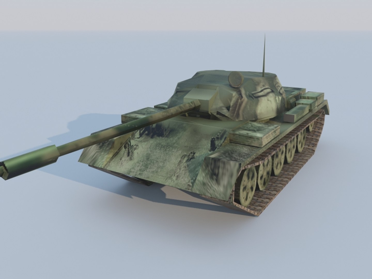 T-59 Tank 3d 3ds