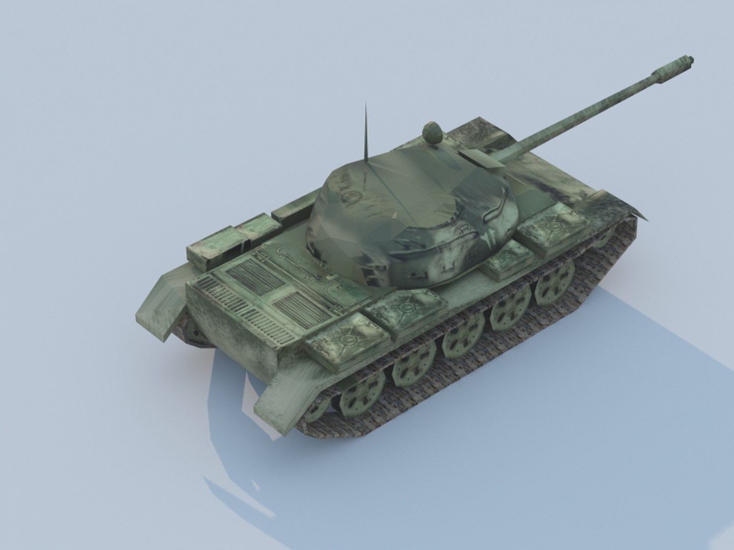 T-59 Tank 3d 3ds