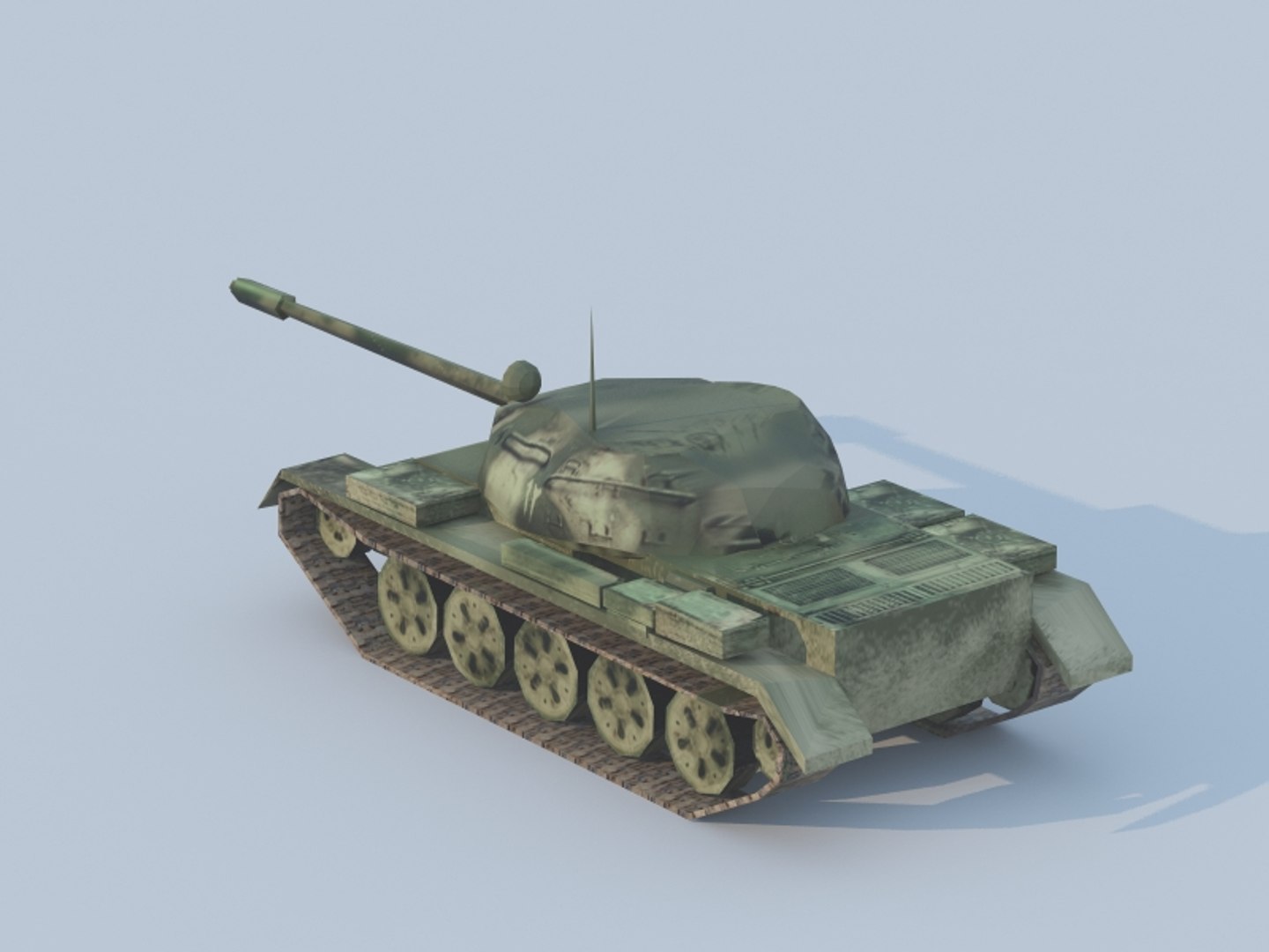 T-59 Tank 3d 3ds
