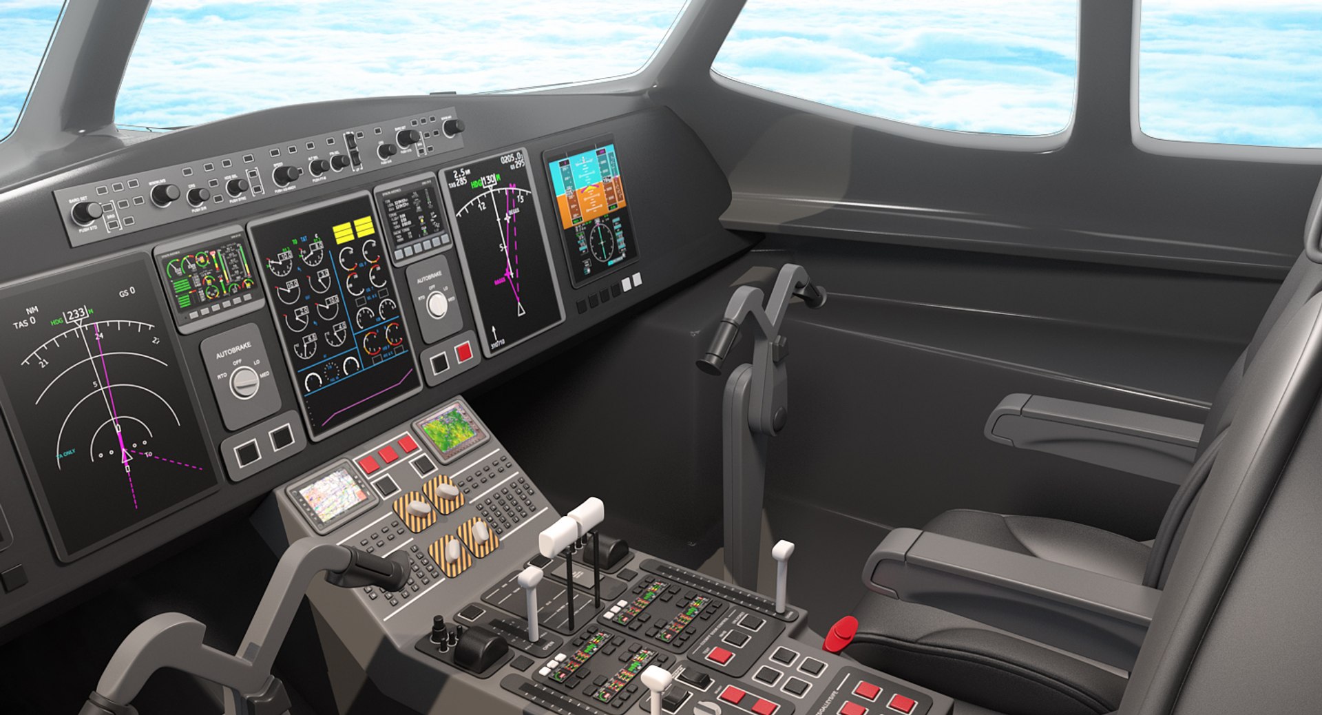 Airbus A320neo Interior Air 3D Model - TurboSquid 1348161