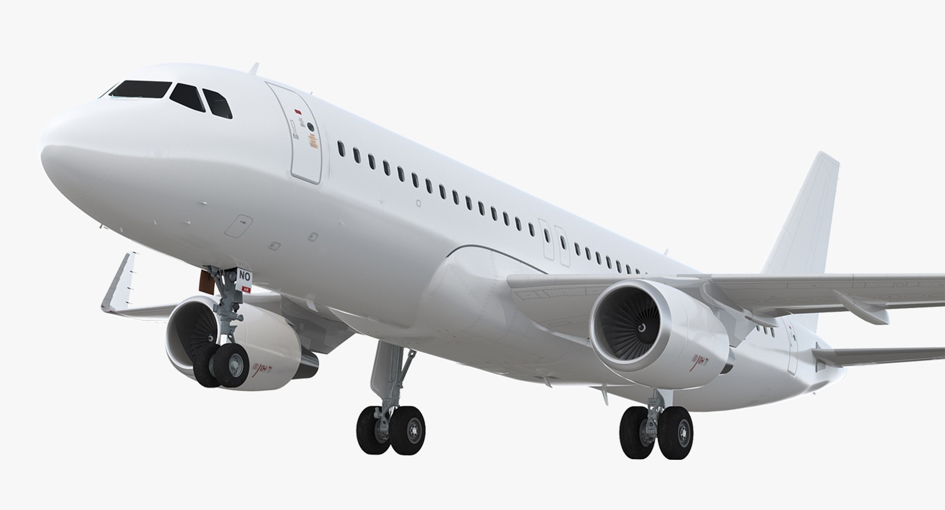 Airbus a320neo interior air 3D model - TurboSquid 1348161