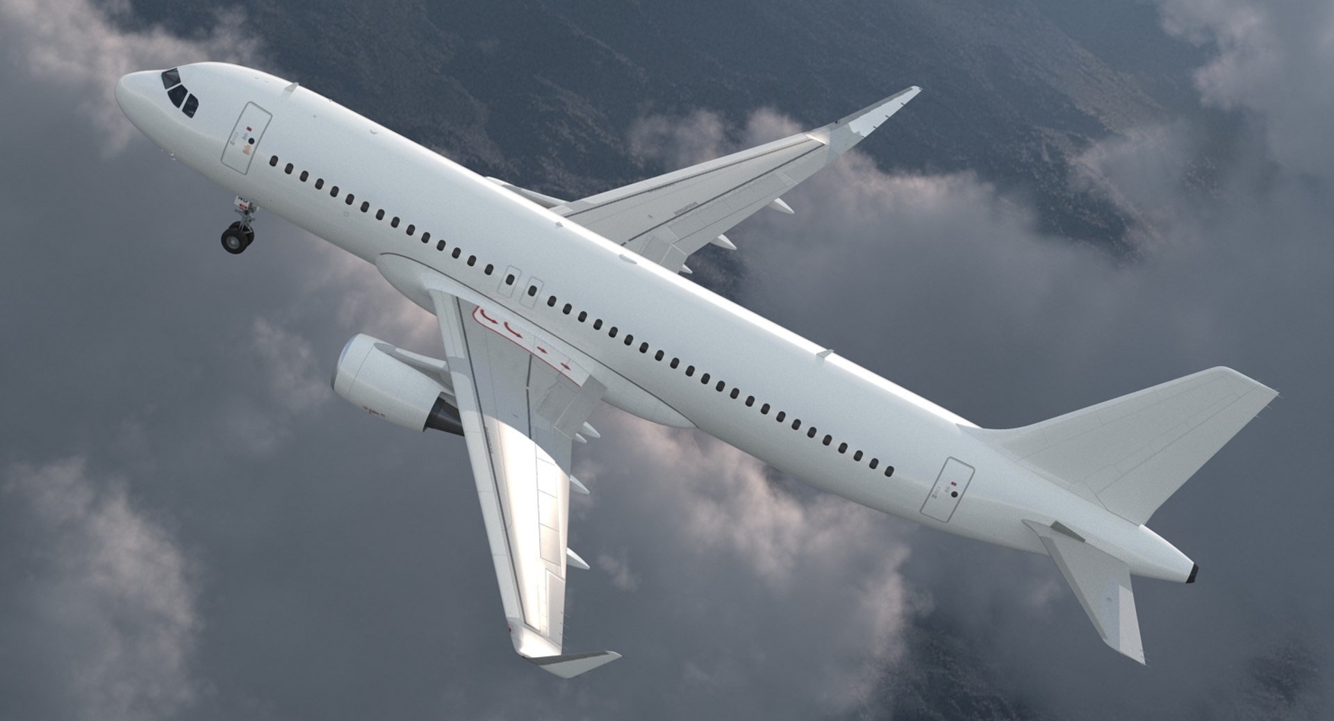 Airbus a320neo interior air 3D model - TurboSquid 1348161