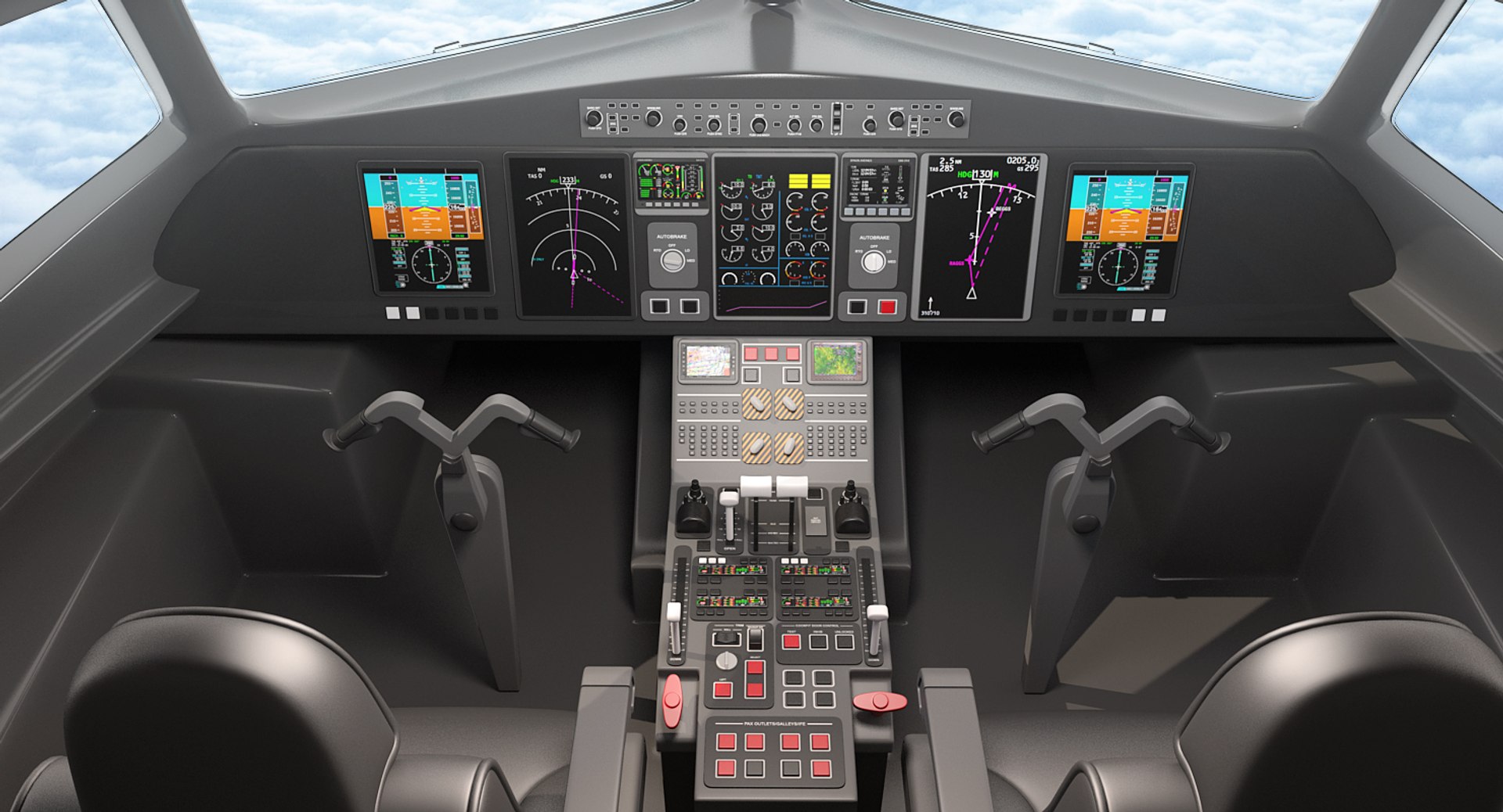Airbus a320neo interior air 3D model - TurboSquid 1348161