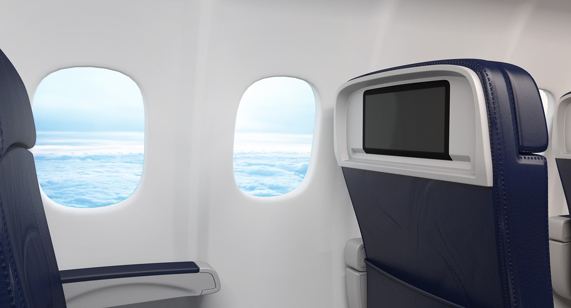 Airbus a320neo interior air 3D model - TurboSquid 1348161