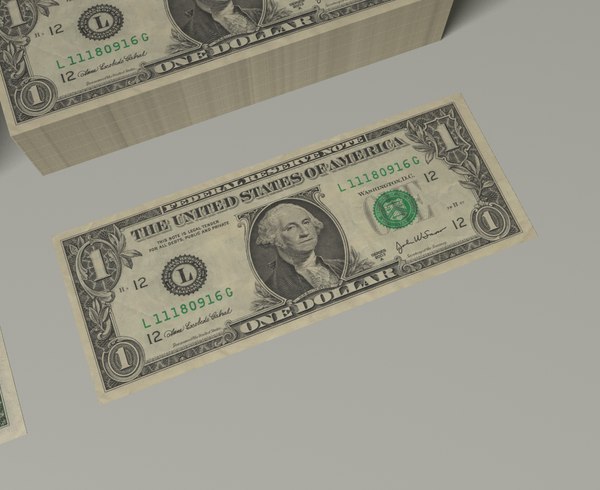 3d c4d dollar bill
