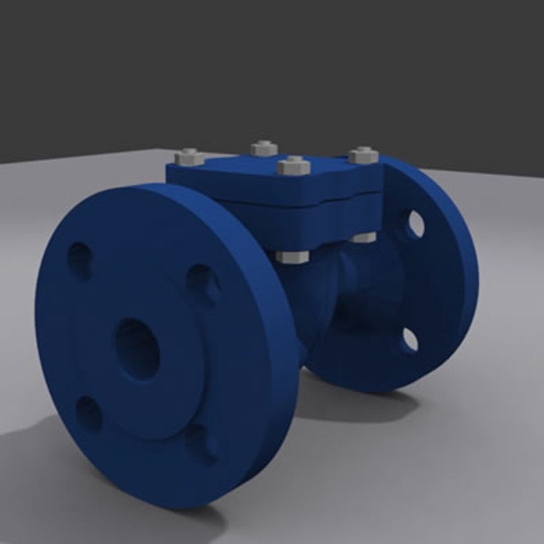 3d Max Valve Check Modeled