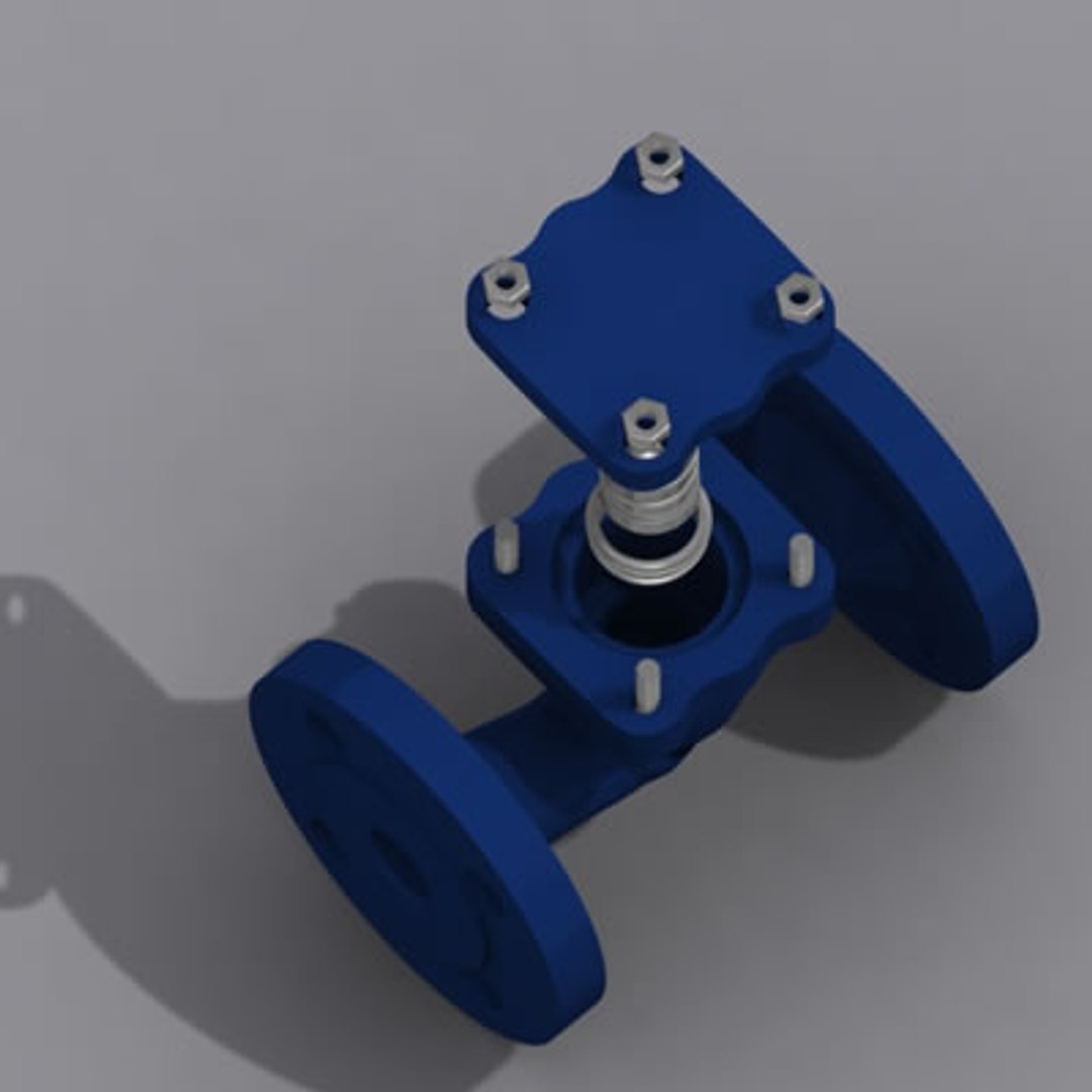 3d Max Valve Check Modeled