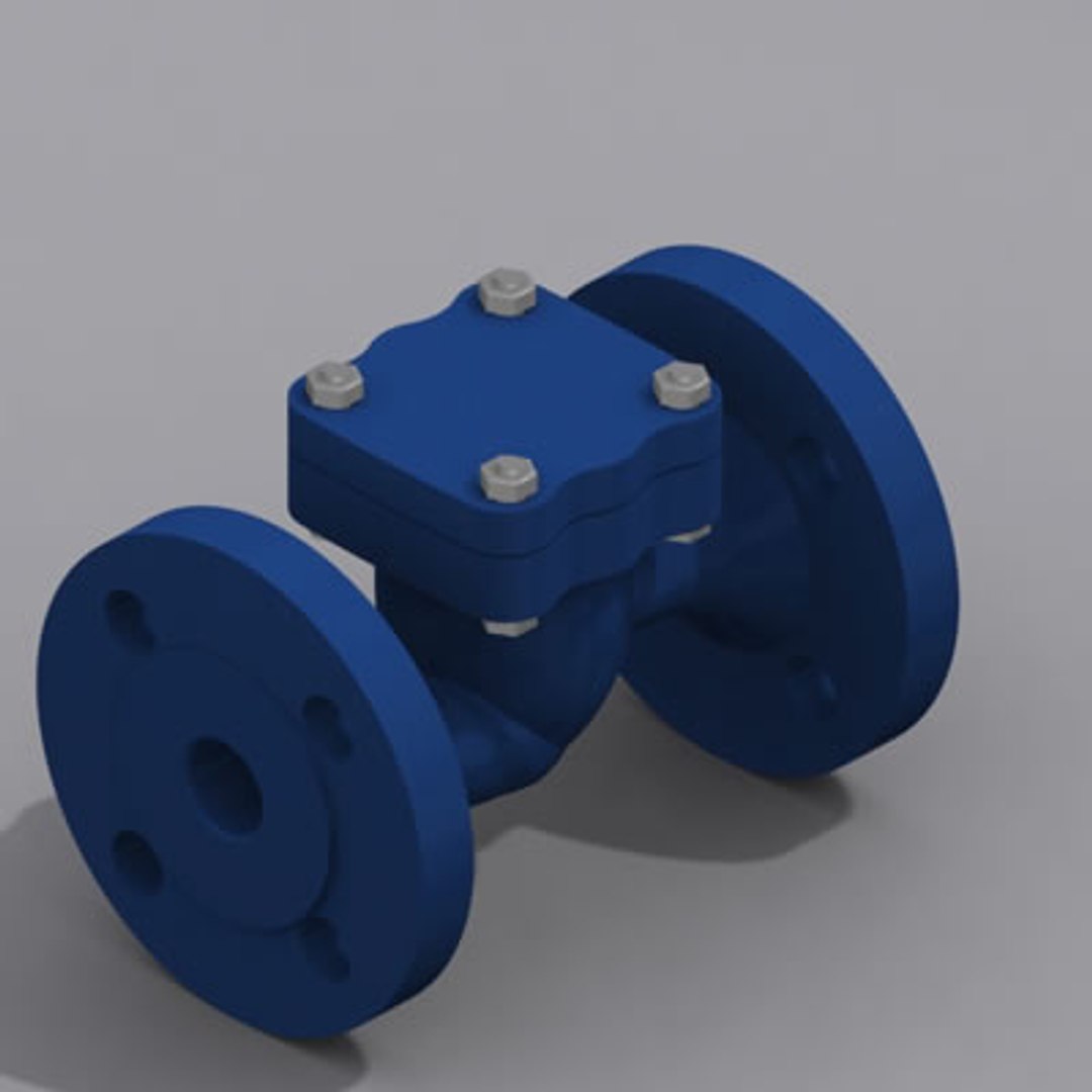 3d Max Valve Check Modeled