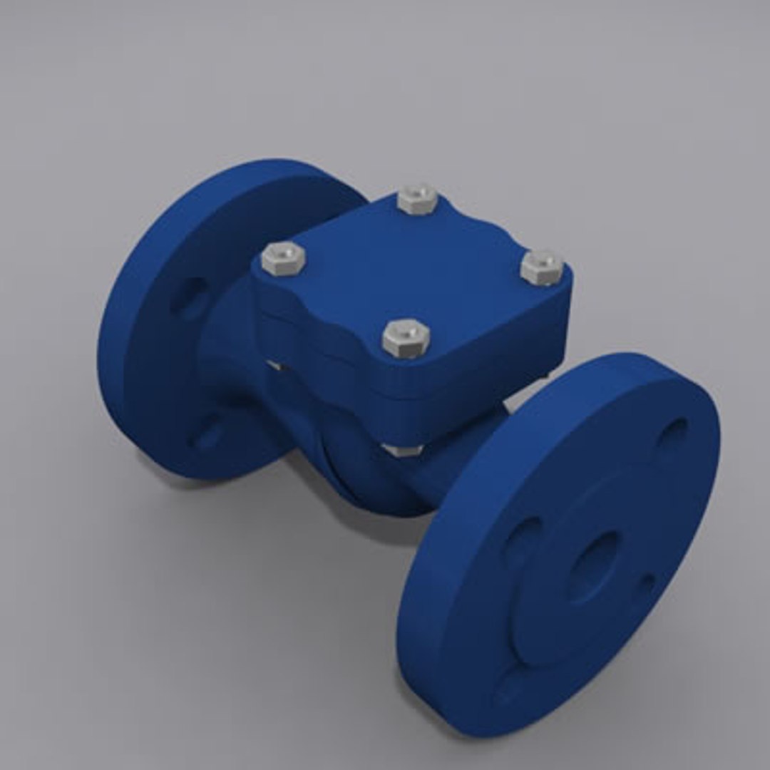 3d Max Valve Check Modeled