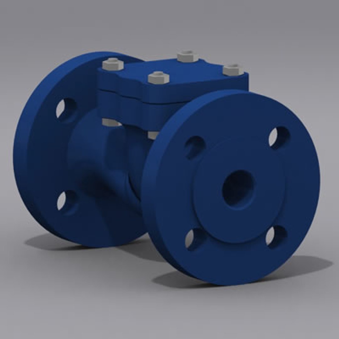 3d Max Valve Check Modeled