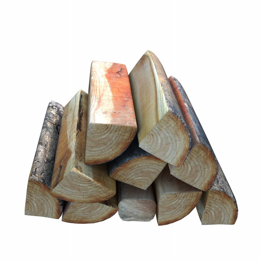 Firewood Stack V1 3D - TurboSquid 1906703