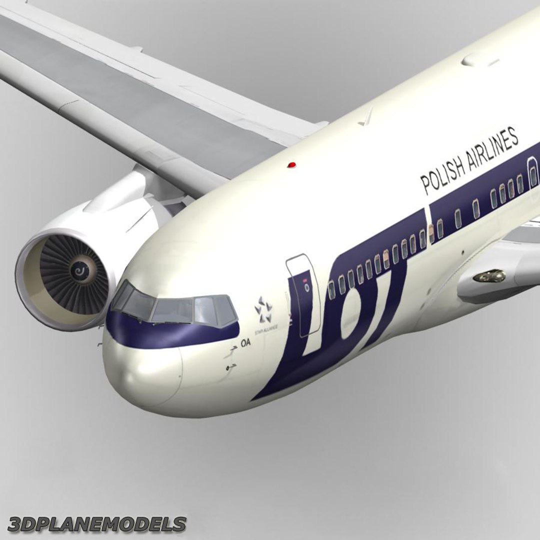 3d B767-200 Lot Polish Airlines