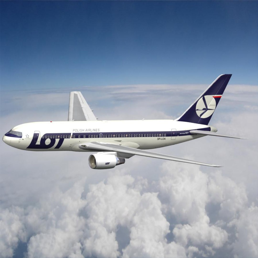3d B767-200 Lot Polish Airlines