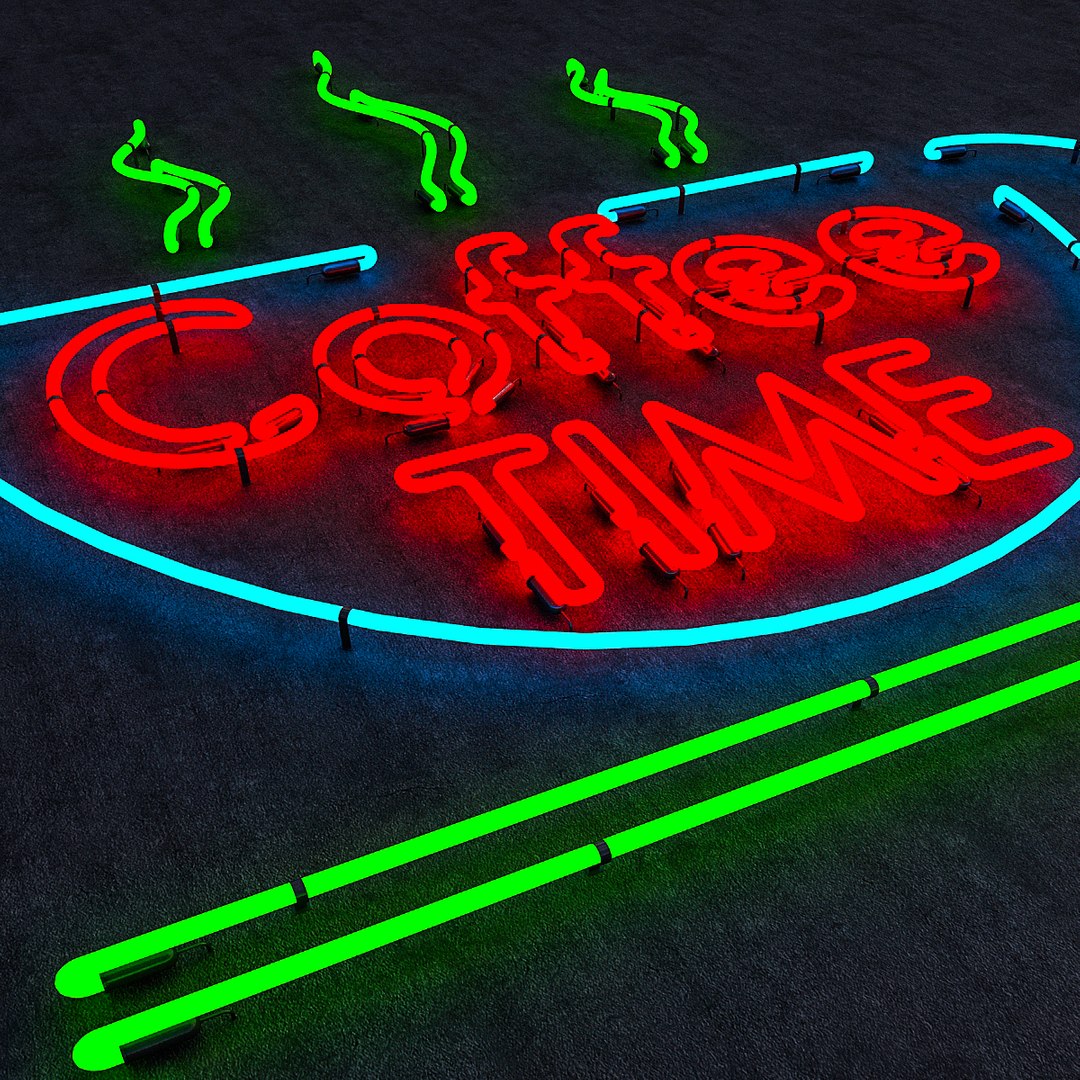 3D neon sign - TurboSquid 1438392