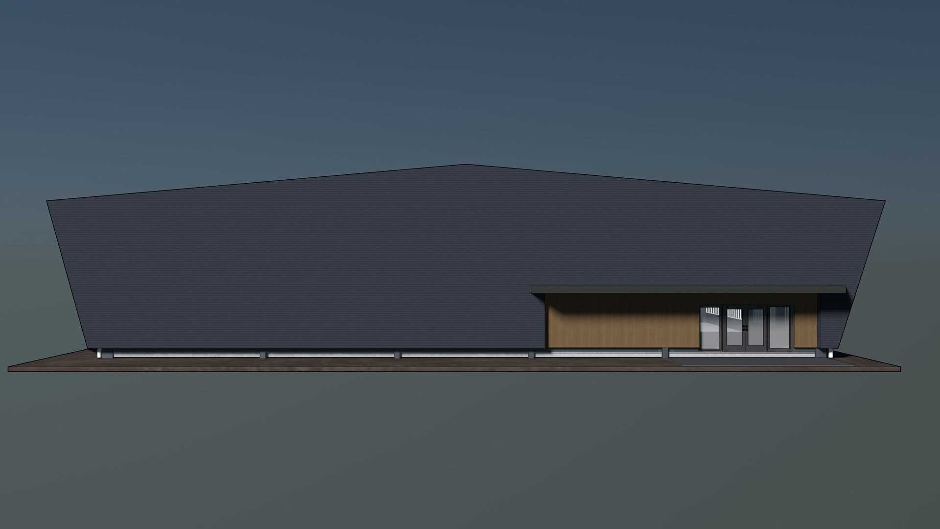 3D Warehouse With Hall Space Model - TurboSquid 2001642