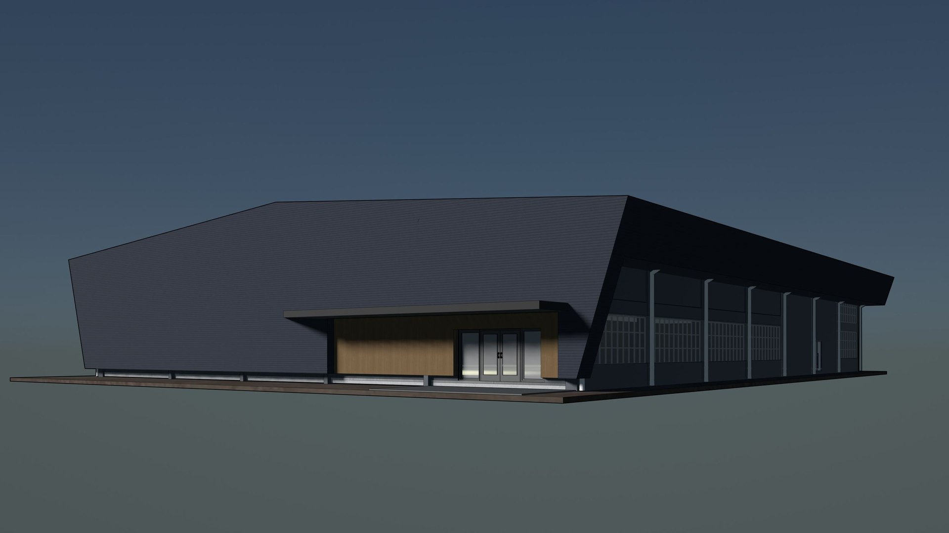 3D Warehouse With Hall Space Model - TurboSquid 2001642