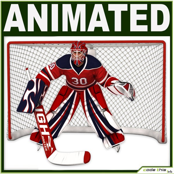 Animated Hockey Player 3D Models for Download | TurboSquid