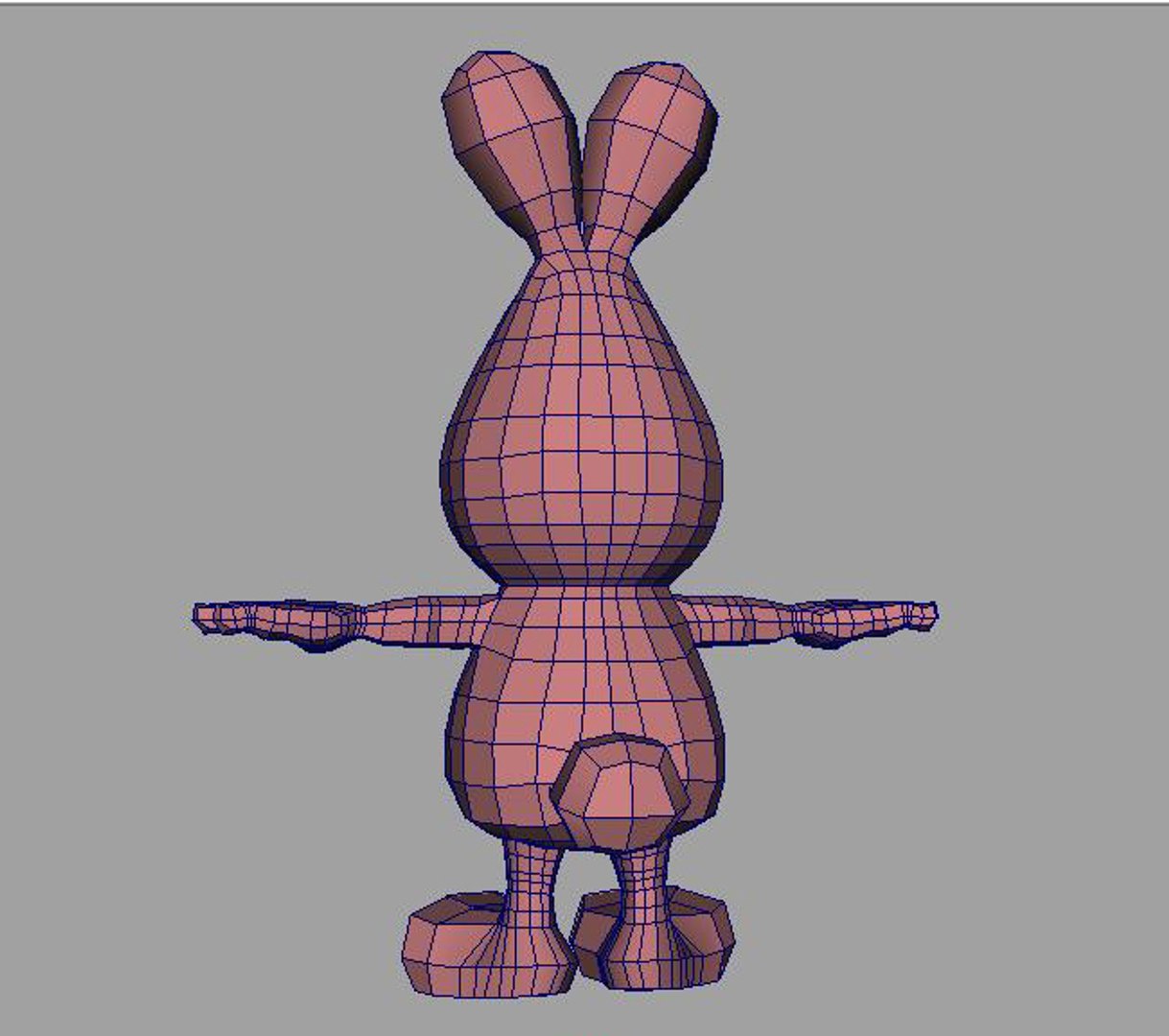 bunny cartoon 3d model
