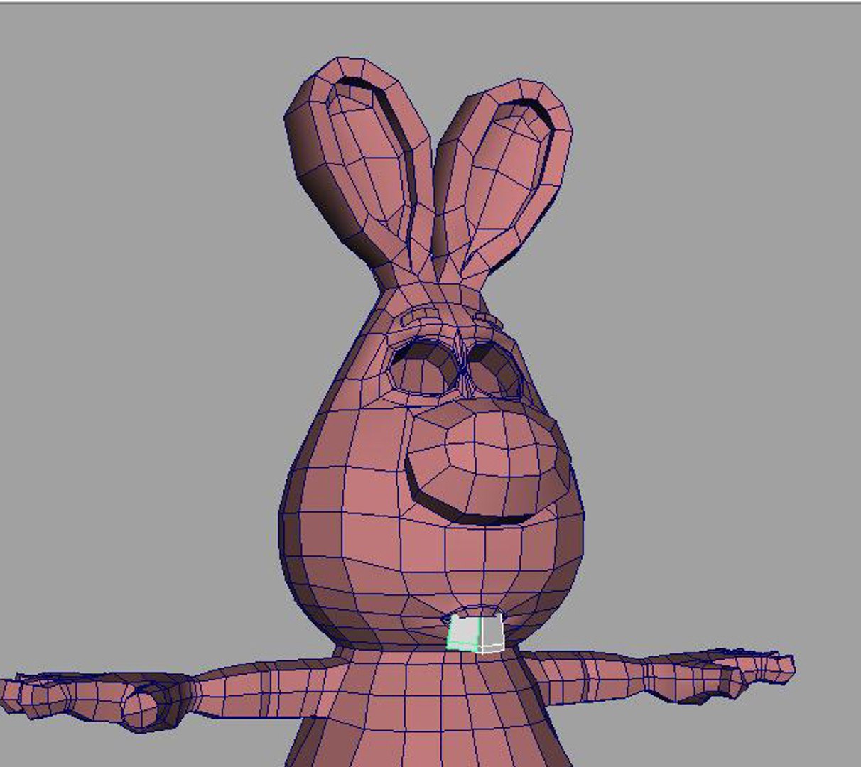 bunny cartoon 3d model