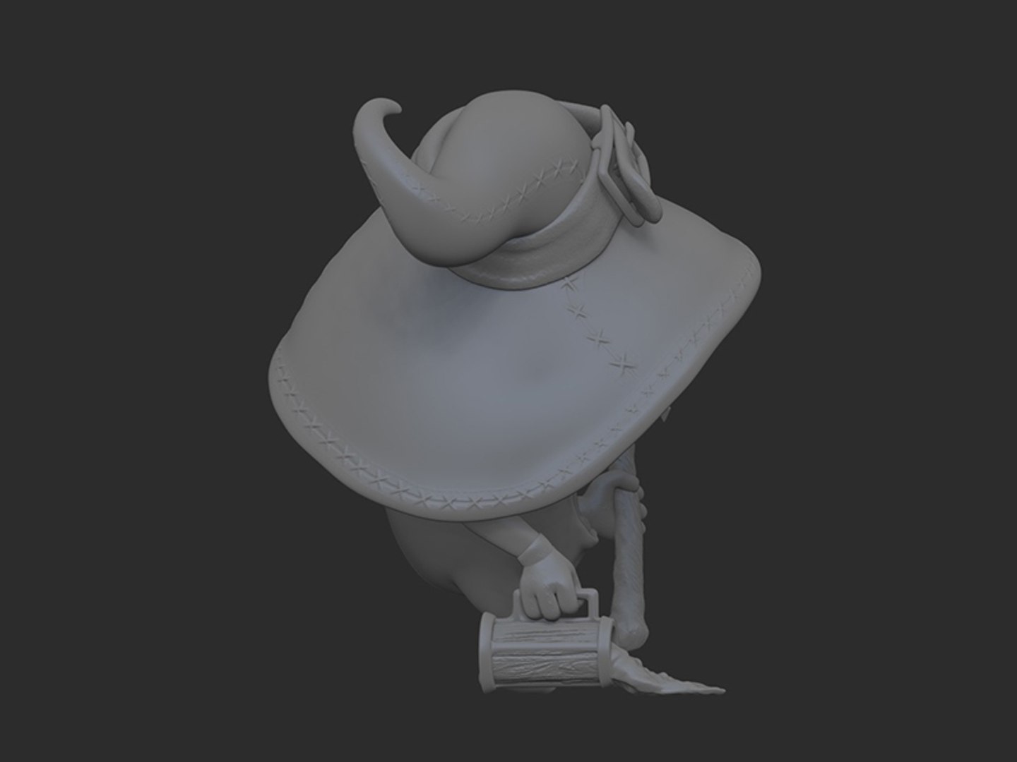 3D Funny Mage - TurboSquid 1205152