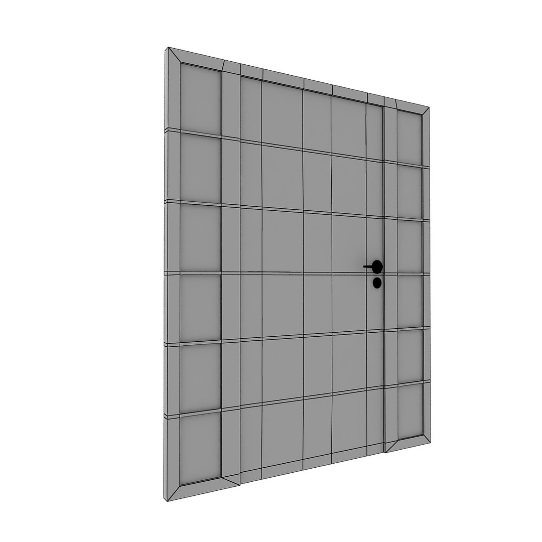 Door Modelled 3d 3ds