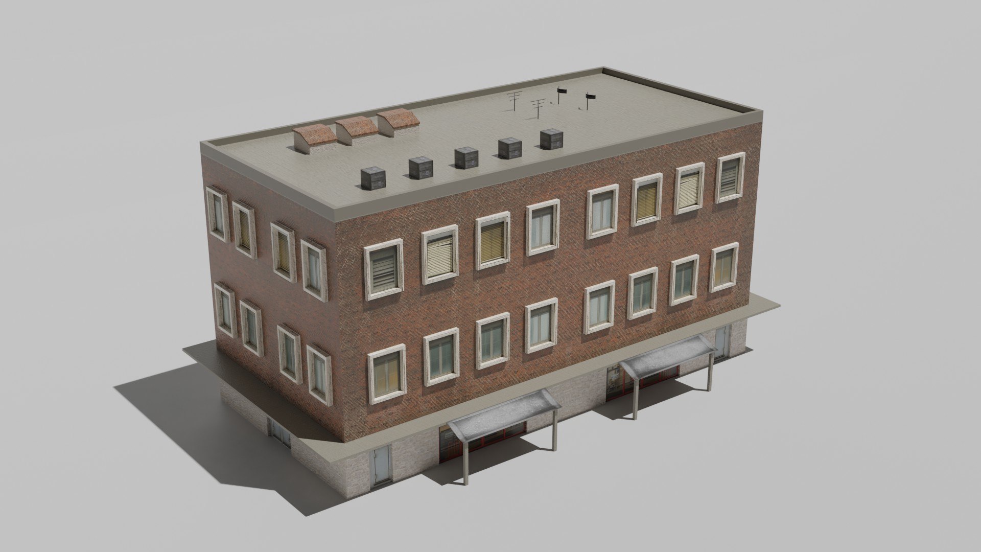 10 Building Pack Low Poly Model - TurboSquid 1840016