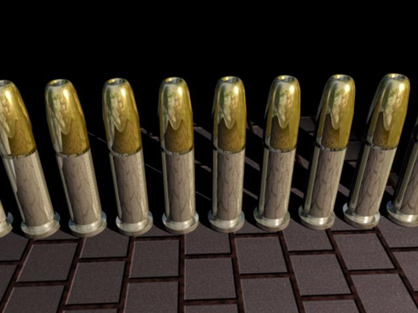 Hollow Point Bullet 3d Model