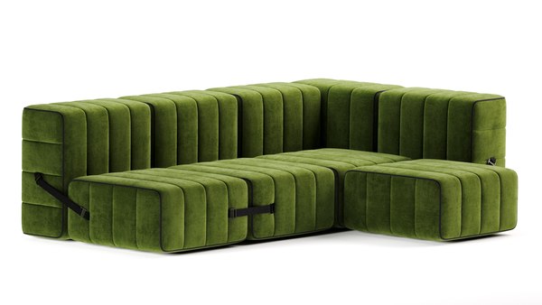 modelo 3d Curt Modular Sofa - TurboSquid 2073883