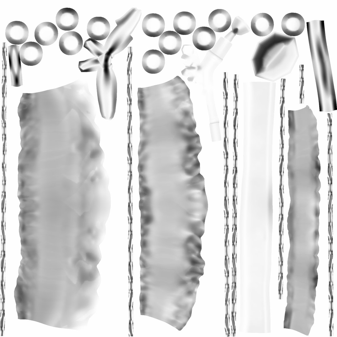 3D Womens Neck Lacy Neck Collar Model - TurboSquid 1880937