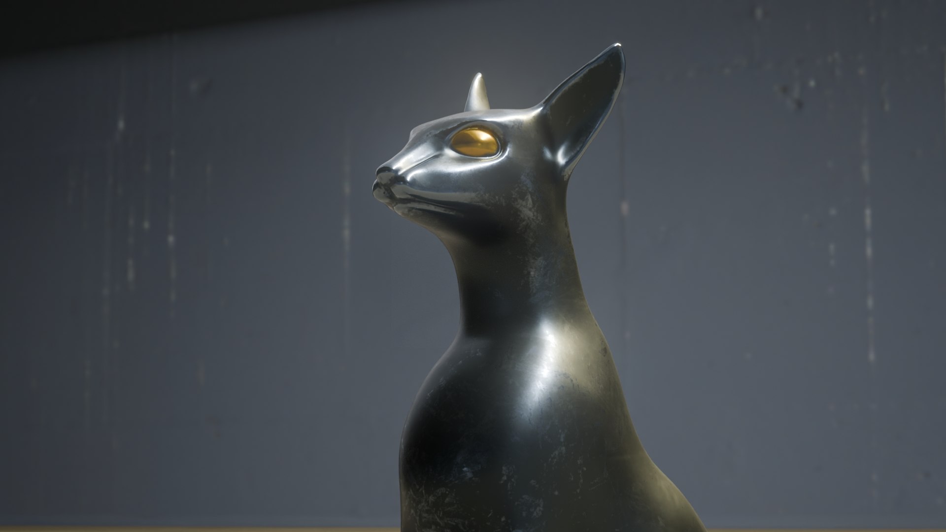 Pharaohs Cat High Quality 3D Model - TurboSquid 2346909