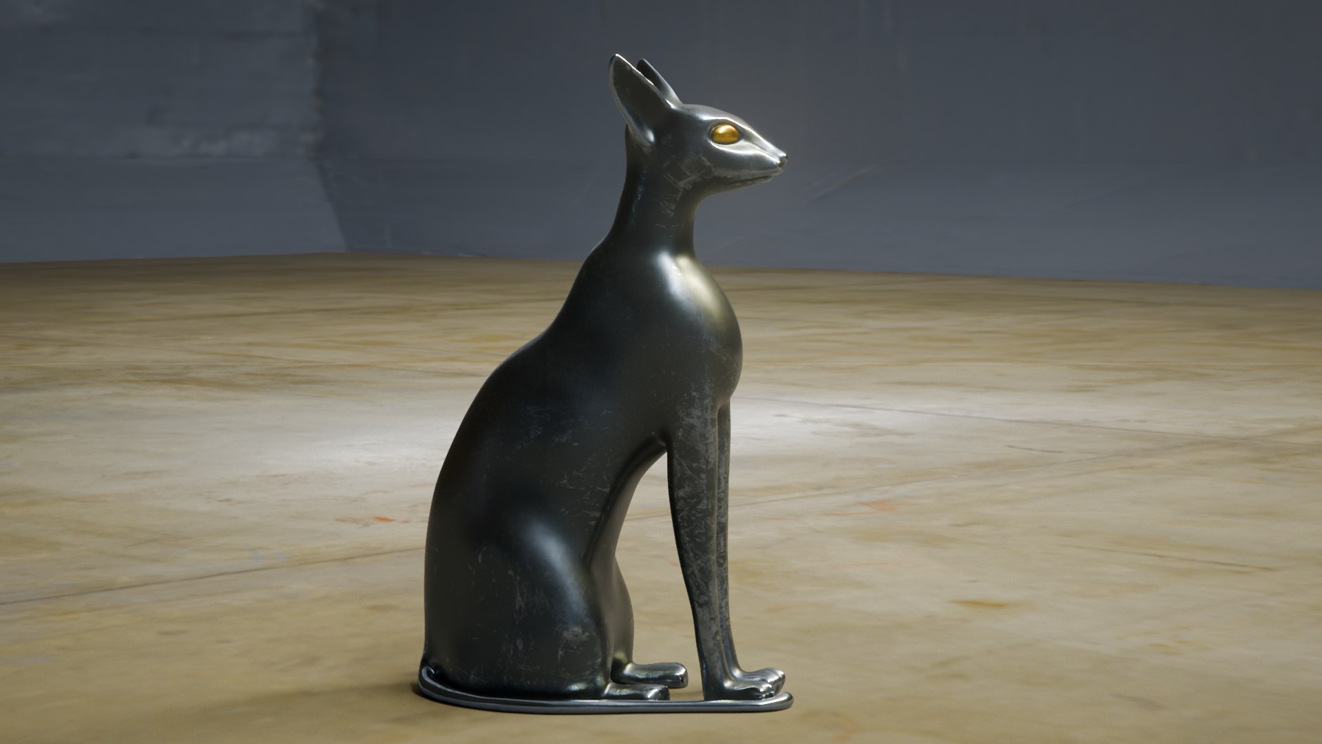 Pharaohs Cat High Quality 3D Model - TurboSquid 2346909
