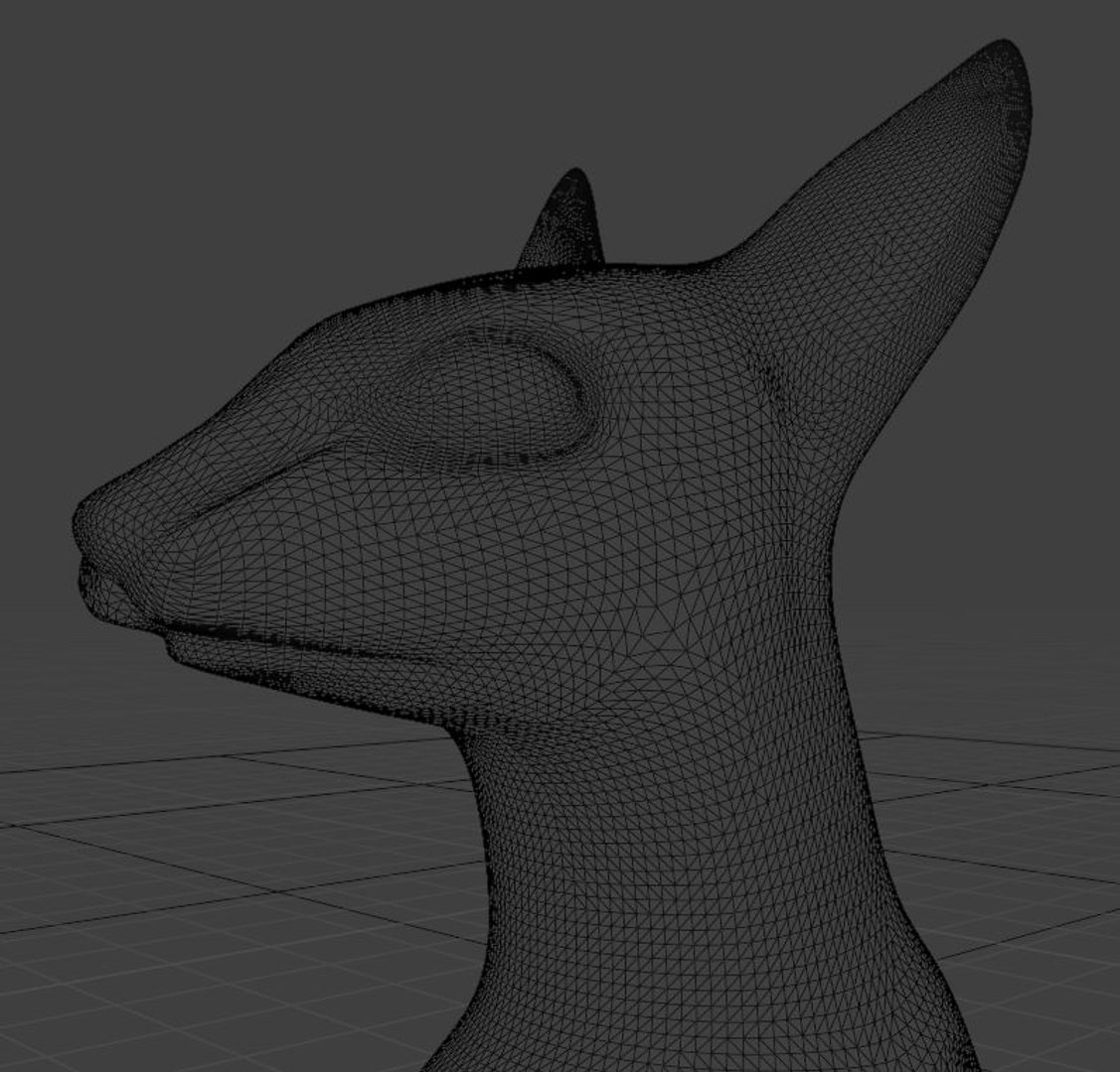 Pharaohs Cat High Quality 3D Model - TurboSquid 2346909