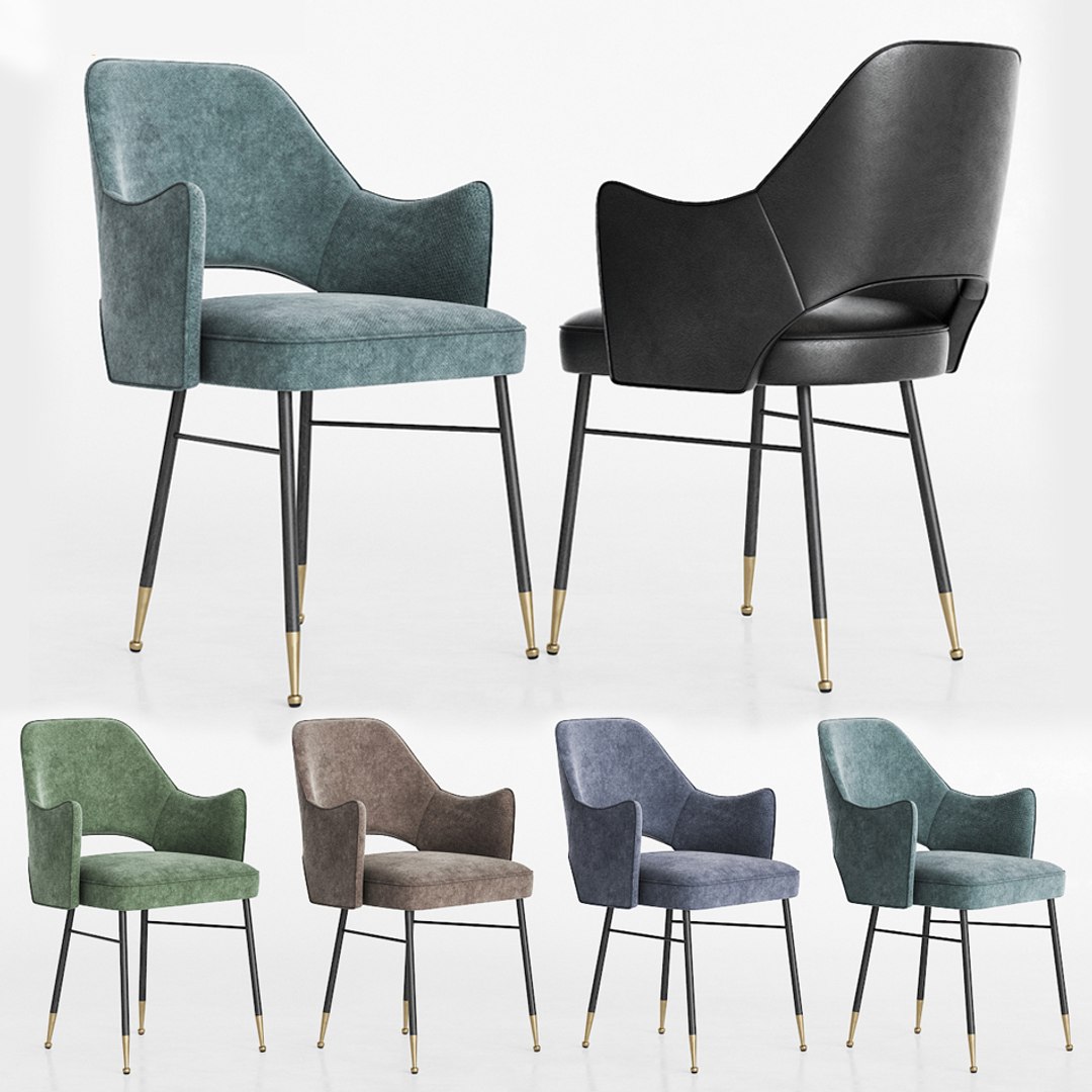 Rigby Dining Chair Kellywearstler 3D - TurboSquid 1579369