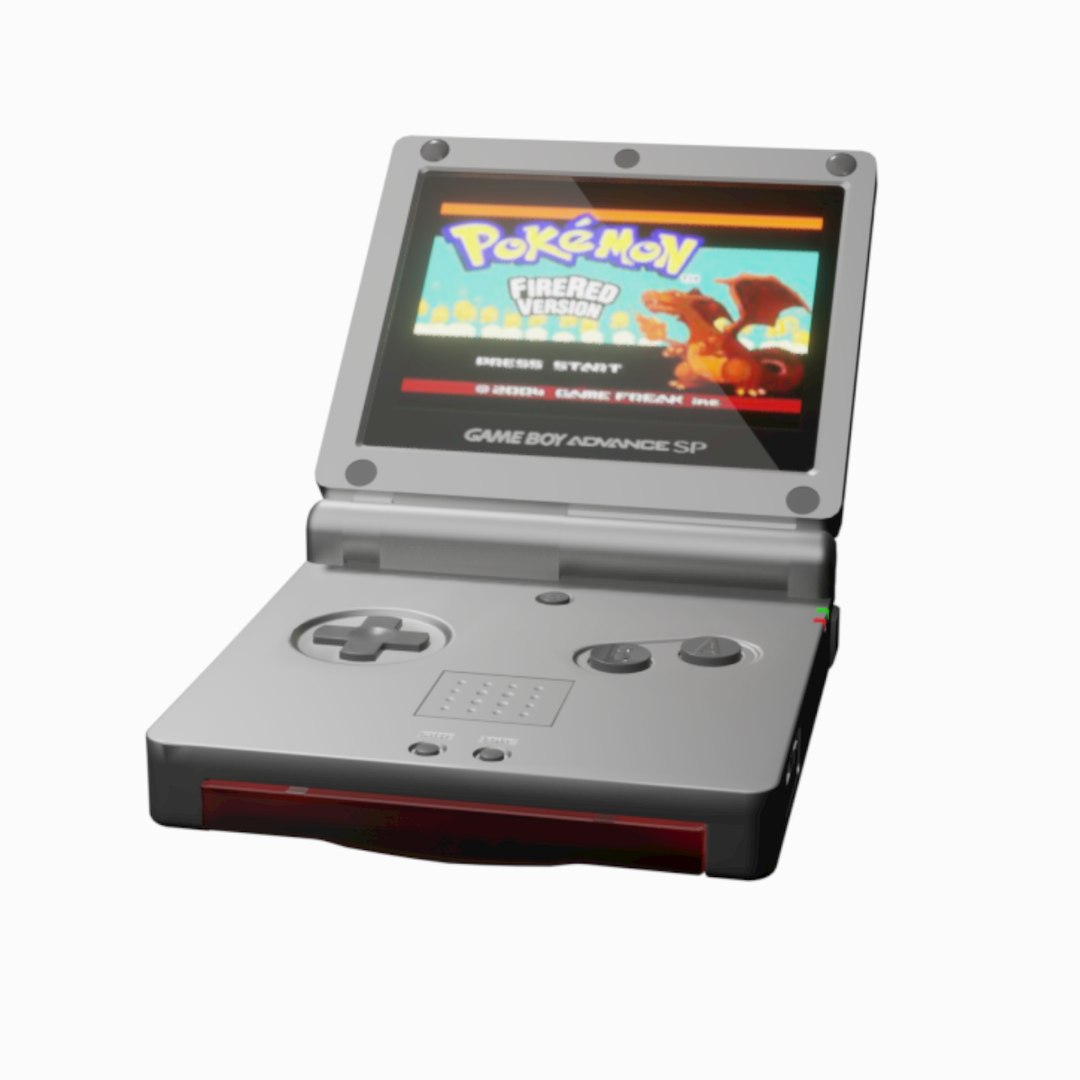 3D Gameboy Advance SP - TurboSquid 2185963