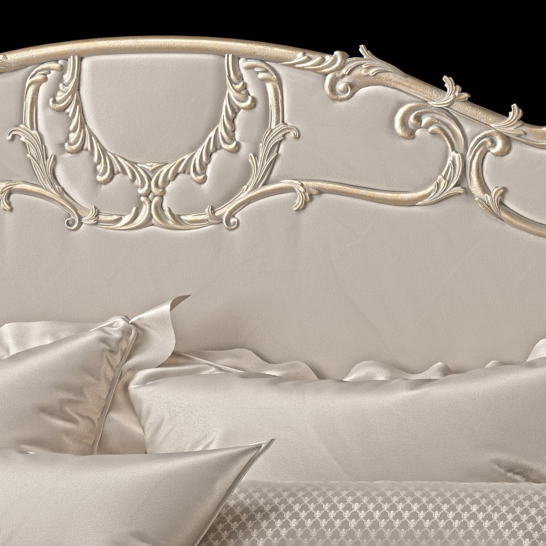 3D Jumbo Collection Madeleine Bed - TurboSquid 1973848