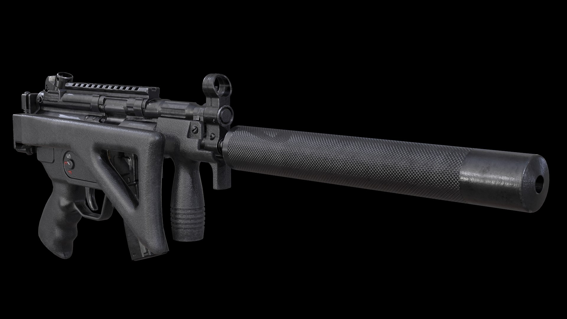 3D MP5K-PDW MP5KN-PDW With Upgrades Game Ready - TurboSquid 2339939