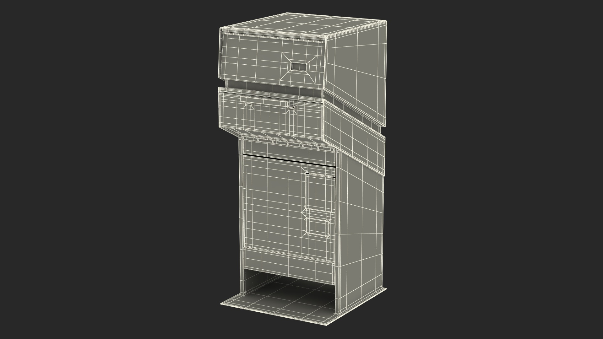 UPS Package Drop Box 3D Model - TurboSquid 2017673